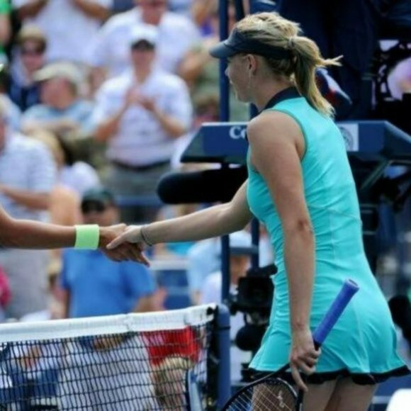 Nike | Dresses | Nwt Nike Maria Sharapova Blue Tennis Dress Ruffled ...